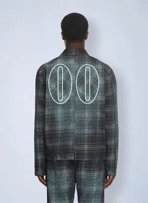 Off-White Check Jacq Slim Relax Jeans