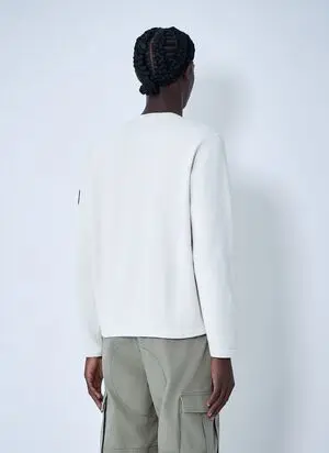 Stone Island Logo Patch Sweatshirt - Ivory