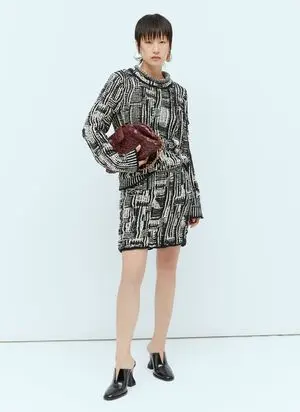 Bottega Veneta Intrecciato Cotton Skirt