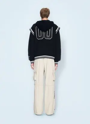 Off-White Fleece 00 Varsity Hooded Jacket