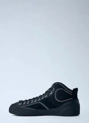 VILLAGE PM High-top Sneakers With Contrast Stitching