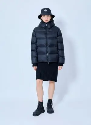 Moncler Feligule Hooded Short Down Jacket