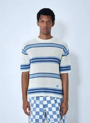 HUMAN MADE Striped Knit Top - Blue