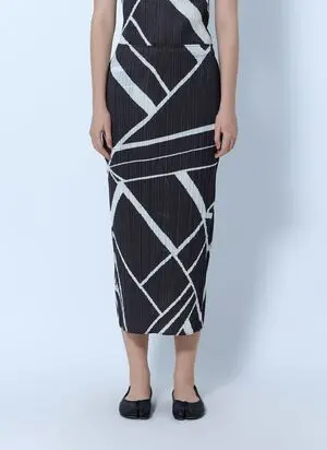 Issey Miyake Fold Line Skirt