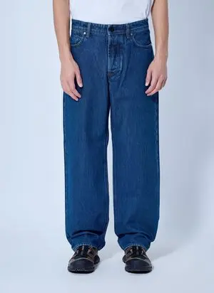 Stone Island Five-pocket Straight-leg Jeans - Blue