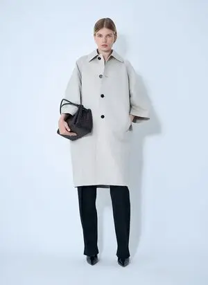 Bottega Veneta Silk-and-cotton-blend Coat