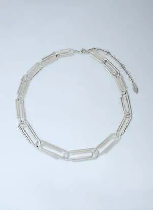 Off-White Paperclip Chain Necklace - Grey