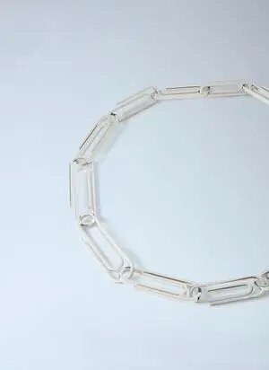 Off-White Paperclip Chain Necklace