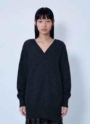 Our Legacy Raise V-neck Sweater - Black
