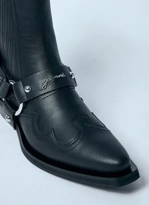 GANNI Low-cut Western Chelsea Boots