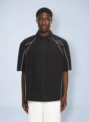 Off-White Garment-dyed Sporty Bowling Shirt