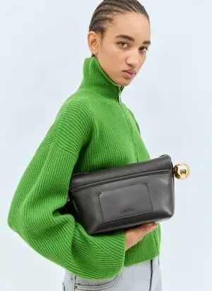Jacquemus Le Rond Carré Handbag - Black