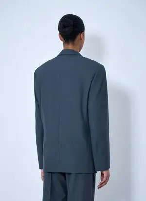 LEMAIRE Double-breasted Wool Suit Blazer