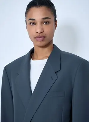 LEMAIRE Double-breasted Wool Suit Blazer