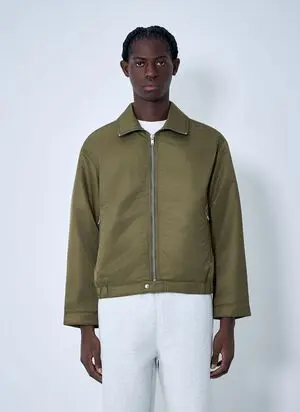 StÜssy Pile Lined Zip Jacket - Olive