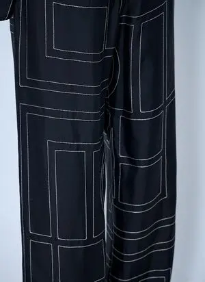 TOTEME Monogram Silk Pj Pants