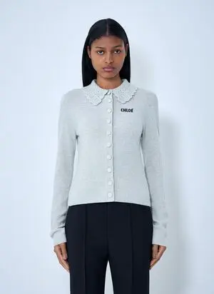 Chloé Logo Cardigan