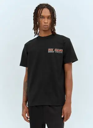 SPACE AVAILABLE Radical Plastic T-shirt - Black