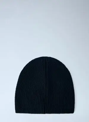 Moncler Ribbed Wool Beanie Hat