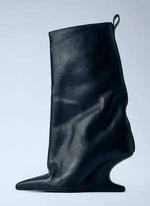 Rick Owens Cantilever 8 Sharp Flared Boots