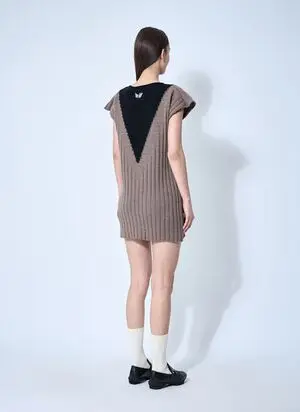 KIKO KOSTADINOV Dakota Knit Dress - Brown