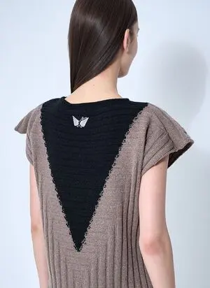 KIKO KOSTADINOV Dakota Knit Dress - Brown