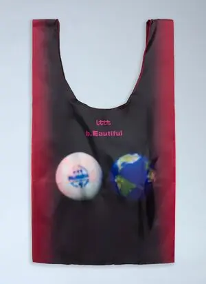 B.EAUTIFUL X LTTT Xl Globe Reusable Tote Bag - Black