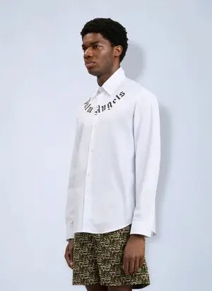 Palm Angels Neck Logo Shirt