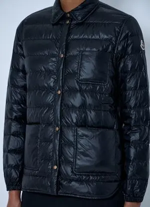Moncler Fouine Down Shirt Jacket - Black