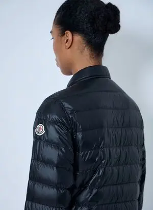 Moncler Fouine Down Shirt Jacket - Black