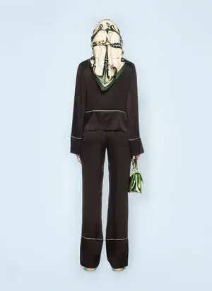 Off-White Satin Shirt