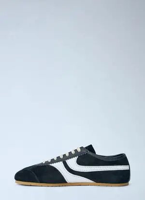 Dries Van Noten Suede Panel Sneakers - Black