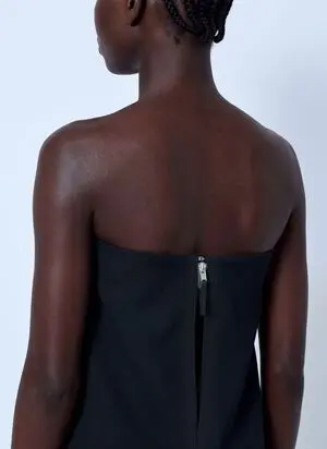 Rick Owens Cropped Sheath Mini Dress