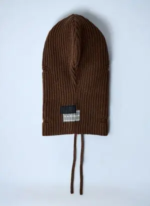 MAISON MARGIELA Logo Motif Knitted Balaclava