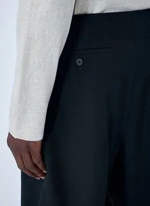 THE ROW Sayed Wool Shorts