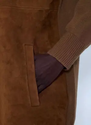 Max Mara Suede Panel Dress