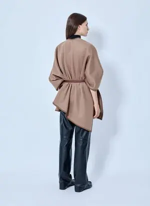 Max Mara Belted Wool Wrap