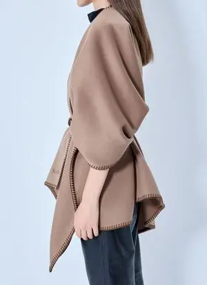 Max Mara Belted Wool Wrap