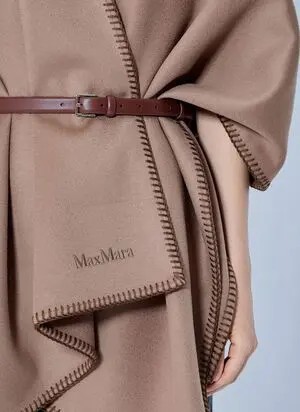 Max Mara Belted Wool Wrap