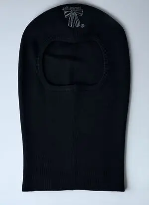 Acne Studios Logo Motif Balaclava - Black