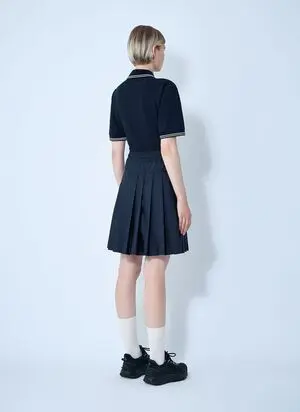 Moncler Piquet Polo Shirt Dress - Navy
