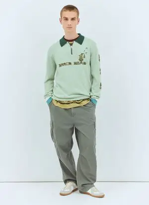 BRAIN DEAD Lex Half-zip Sweatshirt