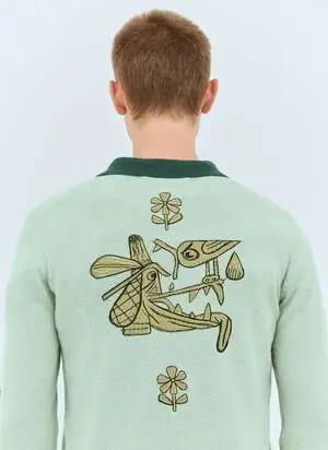 BRAIN DEAD Lex Half-zip Sweatshirt