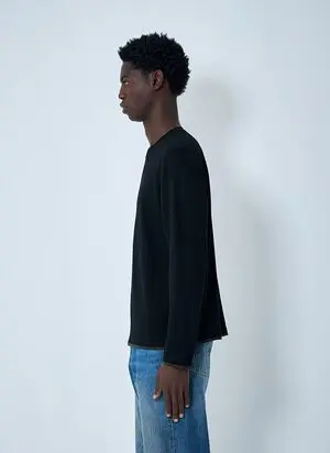 MARGARET HOWELL Tipped Thermal Sweater
