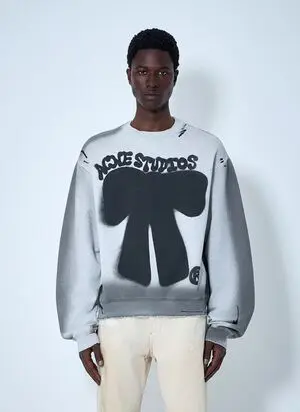 Acne Studios Sprayed Logo Sweatshirt