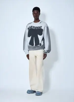 Acne Studios Sprayed Logo Sweatshirt
