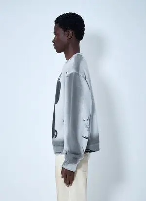 Acne Studios Sprayed Logo Sweatshirt