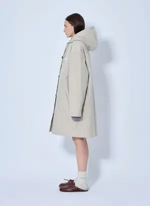 Miu Miu Single-breasted Panama Caban Coat