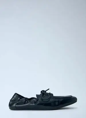 Prada Leather Moccasins