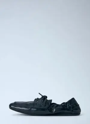 Prada Leather Moccasins